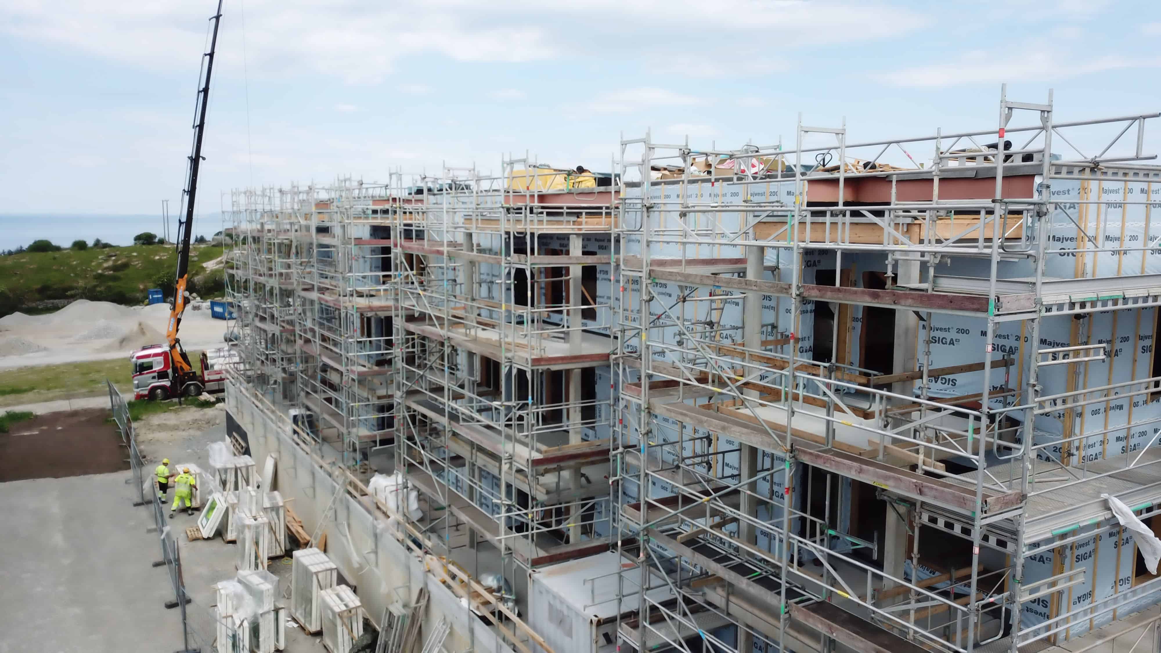 Fasade stillas stavanger - Stillaspartner