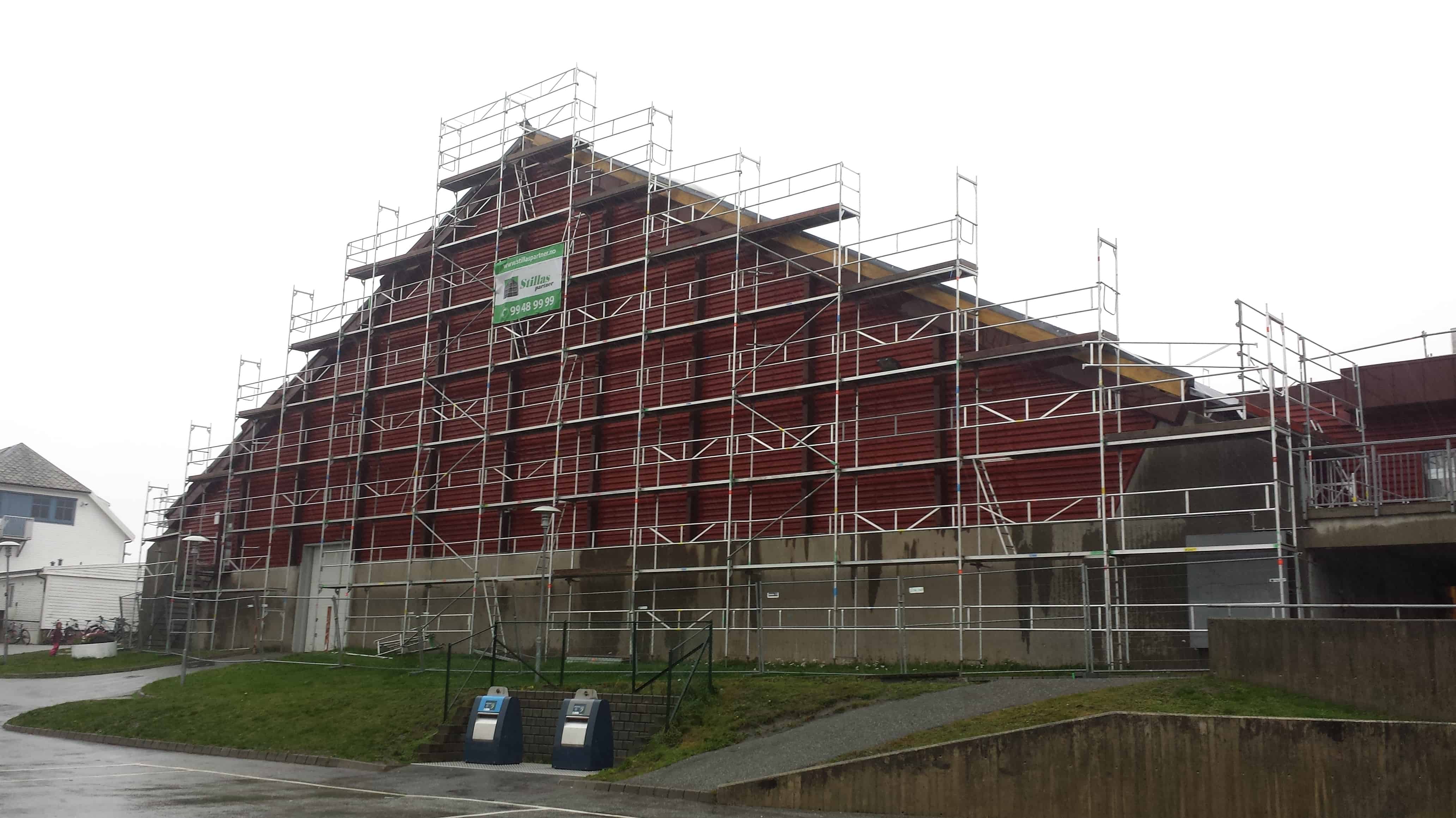 Fasade stillas stavanger - Stillaspartner