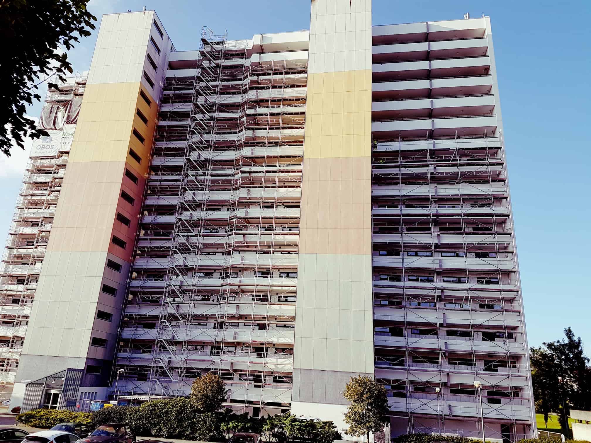 Fasade stillas stavanger - Stillaspartner