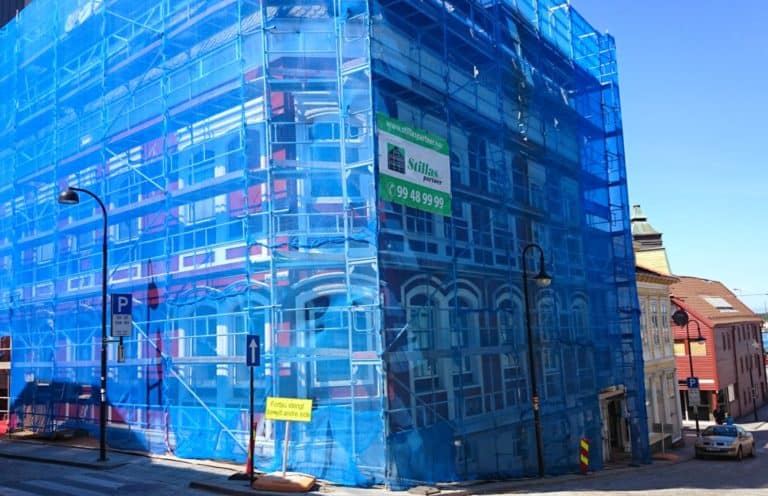 Fasade stillas stavanger - Stillaspartner