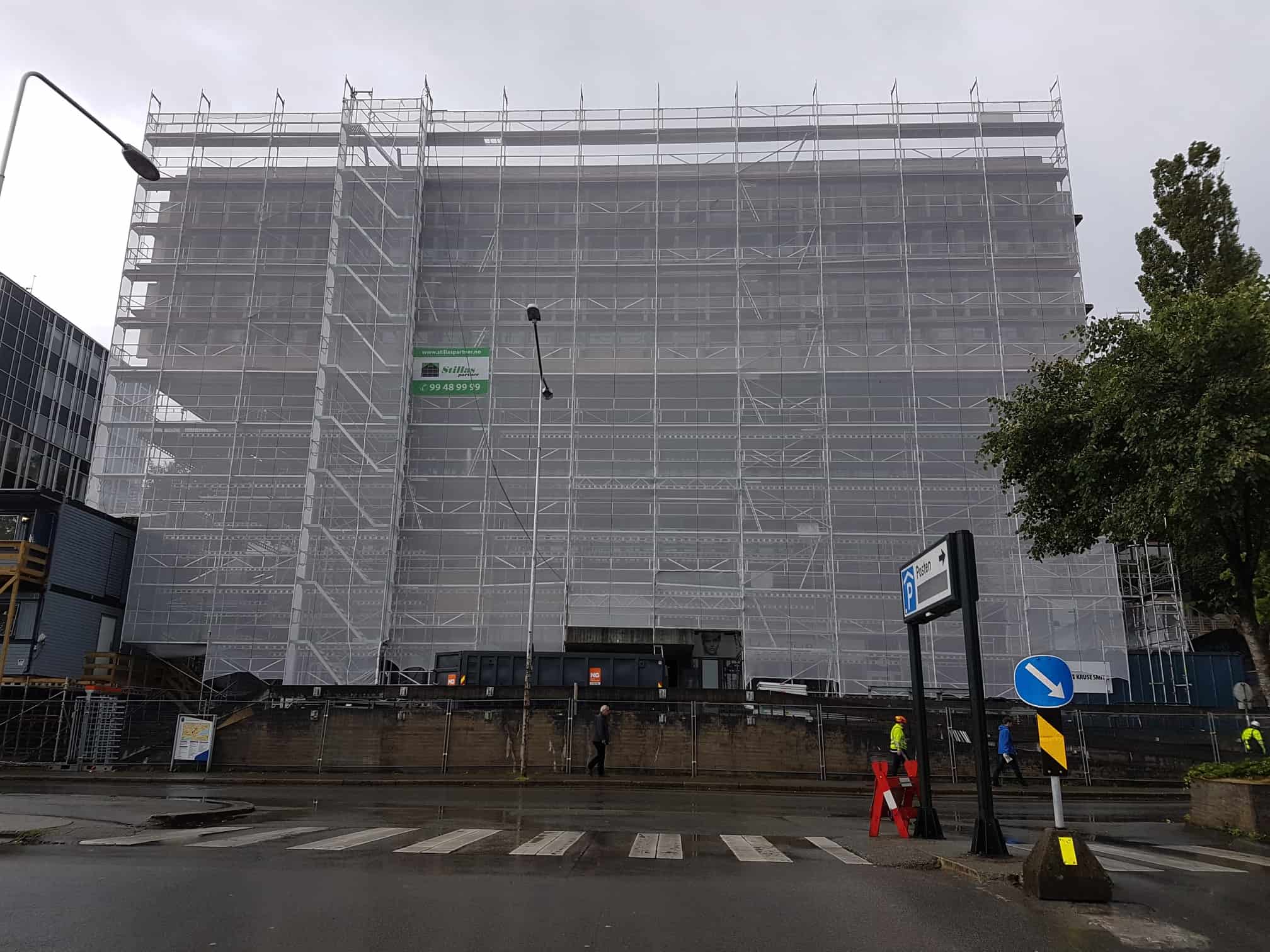 Fasade stillas stavanger - Stillaspartner